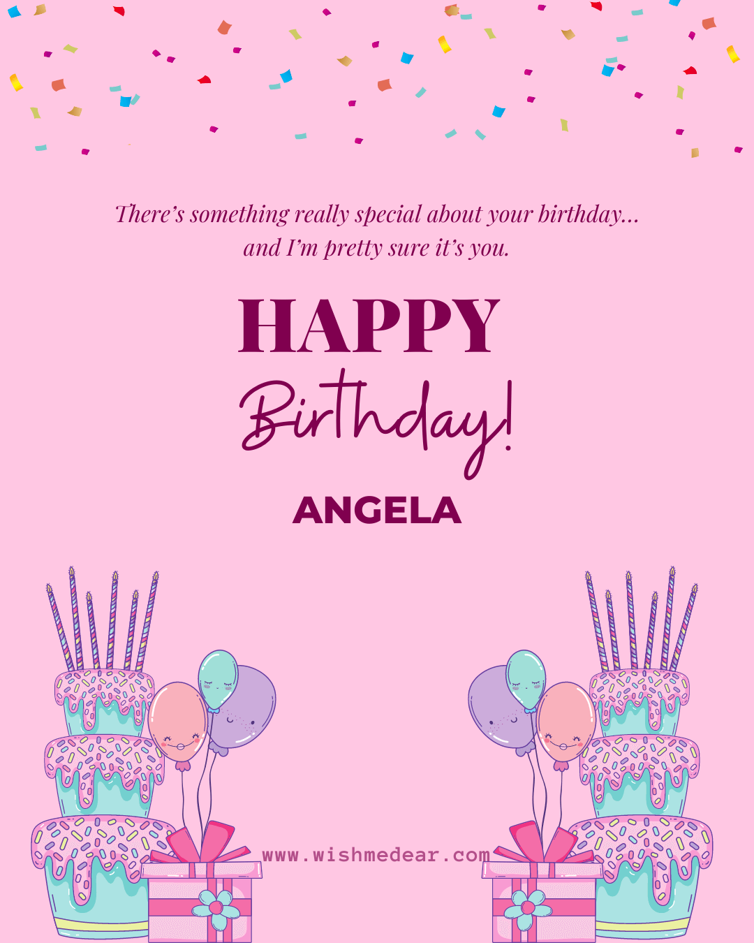 Happy Birthday Angela Images – WishMeDear